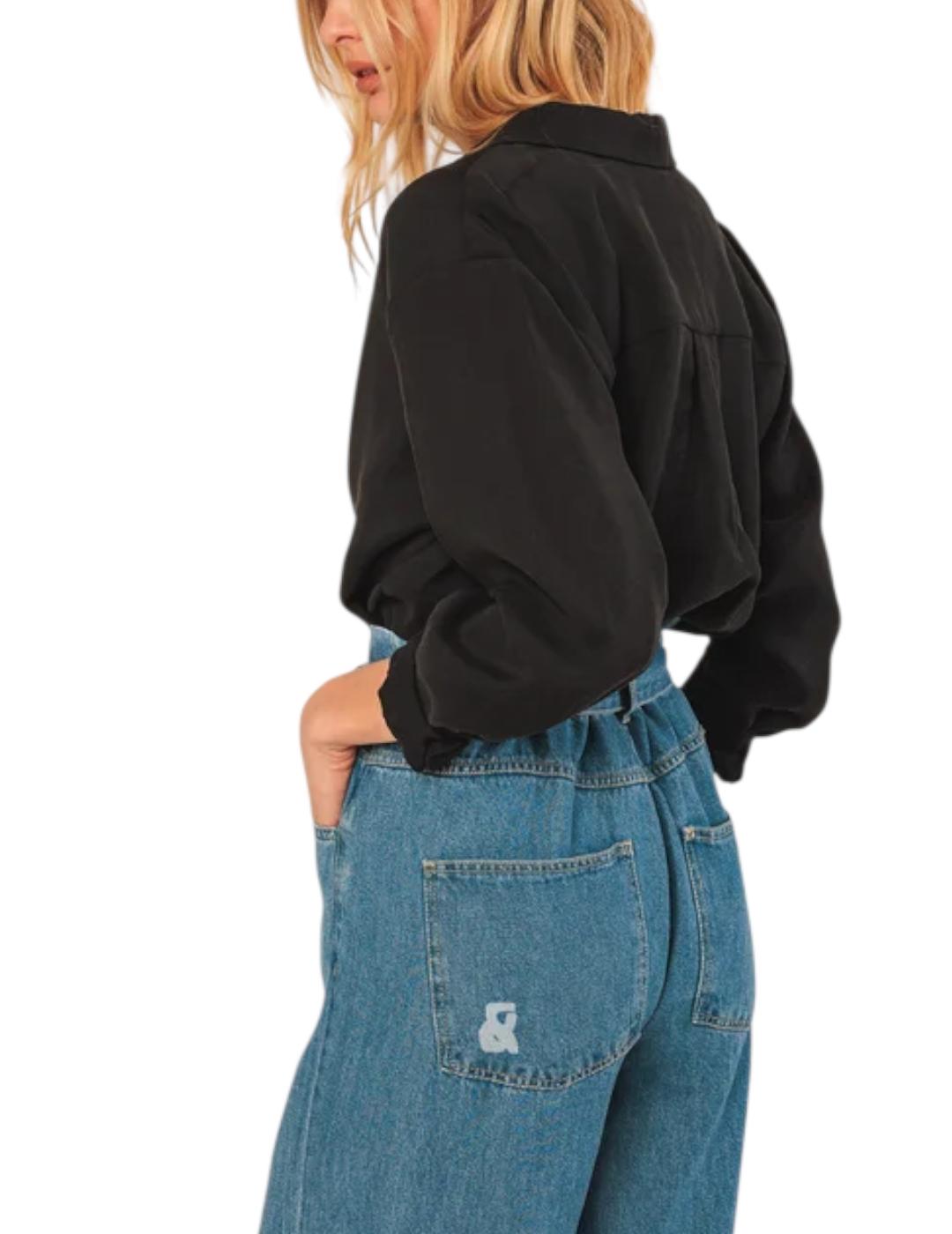 Camisa Indi&cold Modal Negro INDI&COLD para Mujer | Rasgos MultiMarca